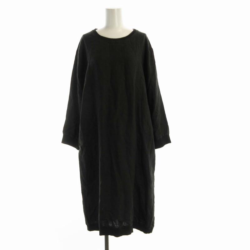 イスタイーレ ista-ire ワンピース マキシ ロング 麻 リネン混 長袖 F チャコールグレー 2602-3290 /RO レディース : ブランド古着販売のベクトル - 通販 ...