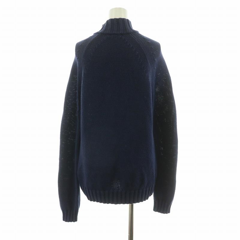 theory（セオリー） ニットジャケット ジップアップ 長袖 ハイネック 40 ネイビー 02-3103007 /NQ レディース ...