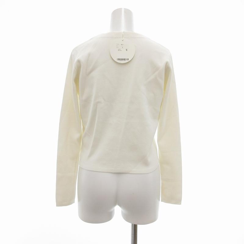 未使用品 チェスティ Chesty タグ付き ニットカーディガン ビジュー装飾 F 白 /UO レディース : ブランド古着販売のベクトル - 通販 - Yahoo!ショッピング
