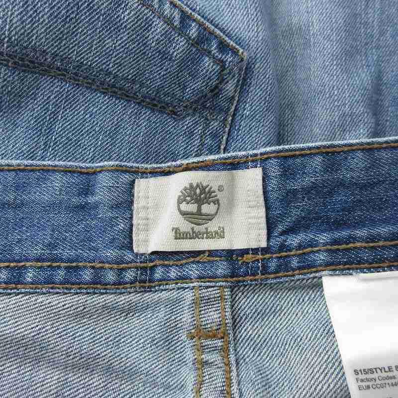 Timberland（ティンバーランド） デニムパンツ ジーンズ テーパード 38 青 ブルー 76382 /EE メンズ : ブランド古着 ...