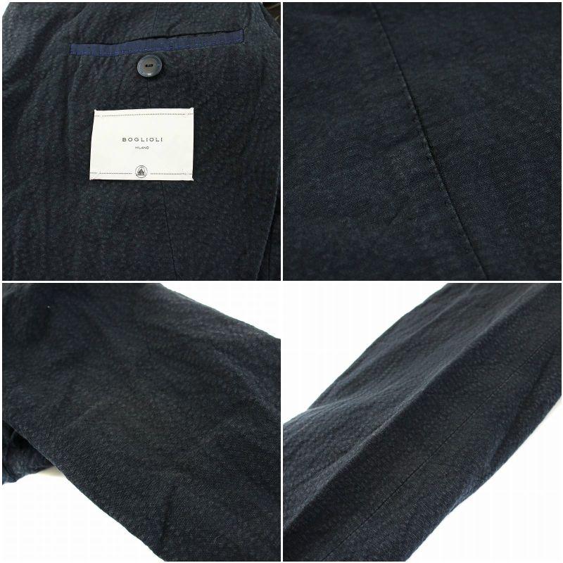 ボリオリ BOGLIOLI 23 DOVER テーラードジャケット ブレザー 麻 リネン