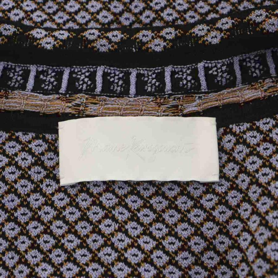 マメクロゴウチ Mame Kurogouchi カーディガン 総柄 フレアスリーブ 2