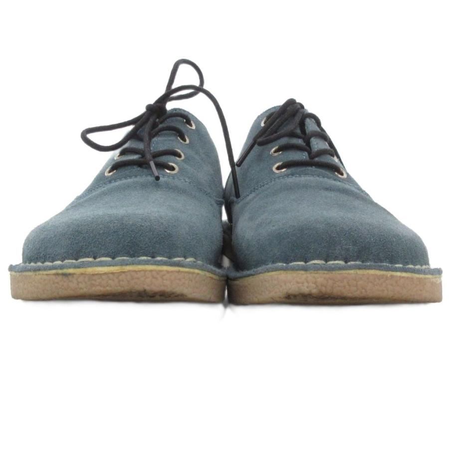 ジェネリック サープラス GENERIC SURPLUS オックスフォードシューズ スエード ラウンドトゥ 26cm 青 ブルー /JS ...