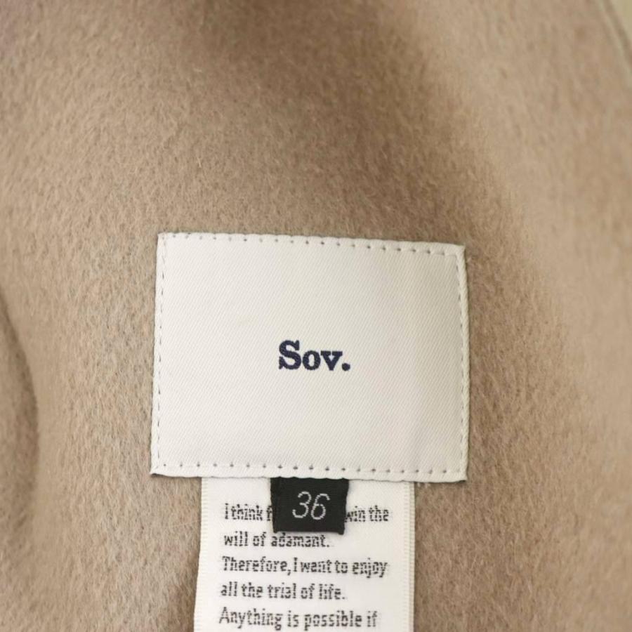 ソブ sov. ダブスタ フォックスファーベスト 前開き ウール 36 ピンクベージュ 0305-310-223 /AN14 レディース : ブランド古着販売のベクトル - 通販 ...