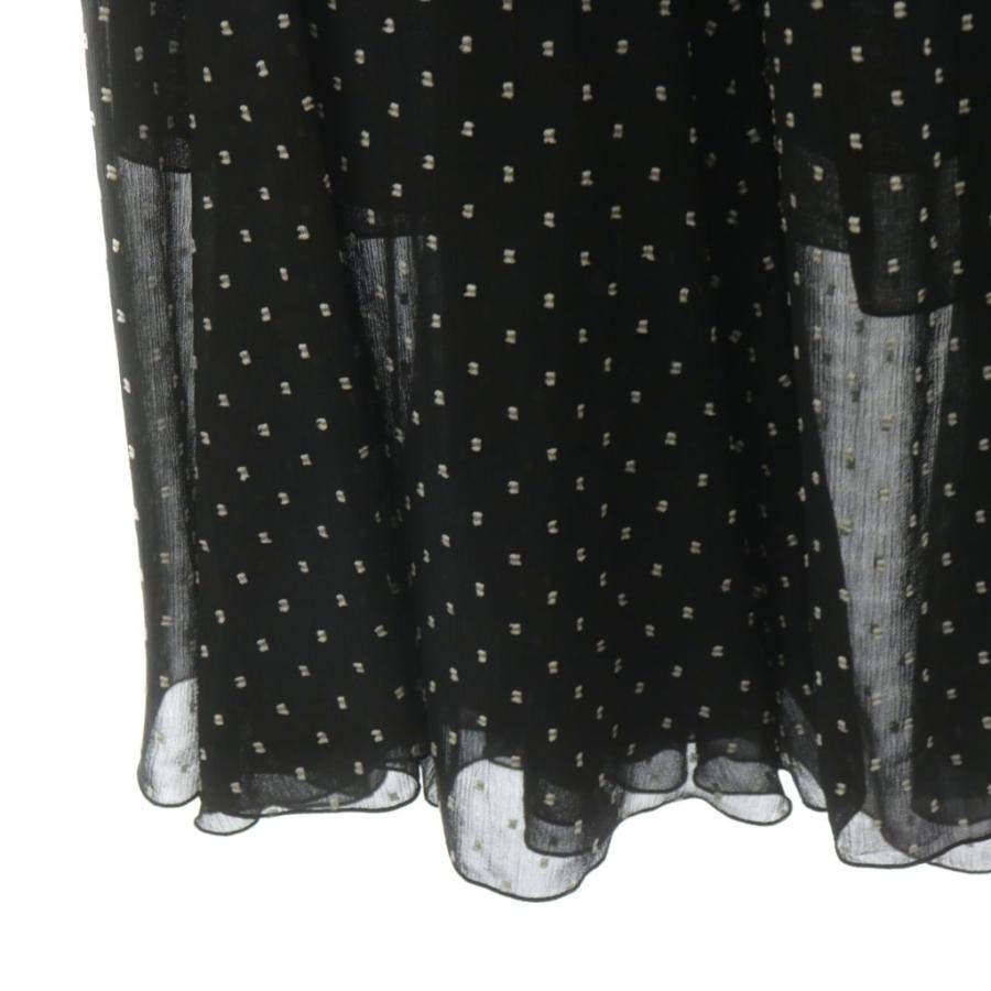 イエナ IENA 22SS 楊柳デザインスカート フレアスカート ミモレ ロング ドット柄 チュール 36 黒 ブラック 22060900214020 : ブランド古着販売のベクトル - 通販 ...