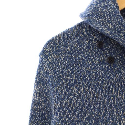 ダブルアールエル RRL ラルフローレン ニット ショールカラー 長袖