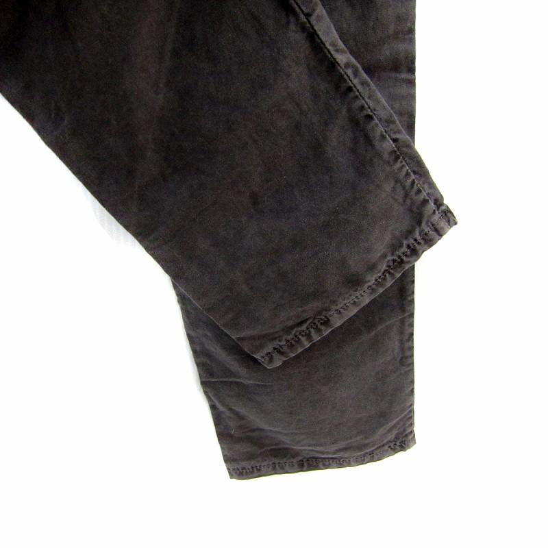 ジェームスパース JAMES PERSE ストレートパンツ ロング丈 無地 2 チャコールグレー /SY13 メンズ : ブランド古着販売の ...