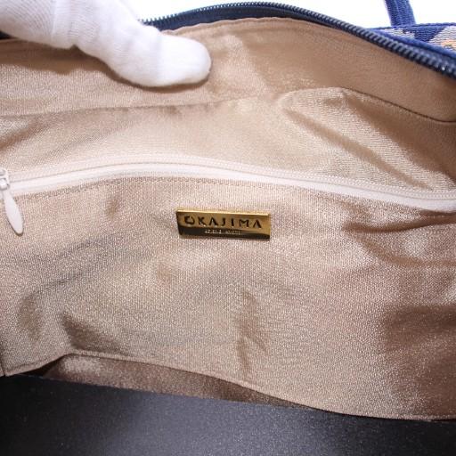 岡重謹製 友禅 利休バッグ お茶席バッグ 正絹友禅バッグ ハンドバッグ