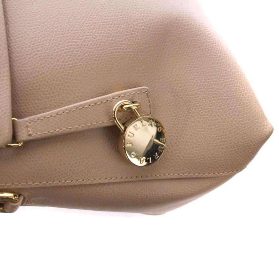 FURLA（フルラ） ハンドバッグ レザー ピンクベージュ /YM レディース