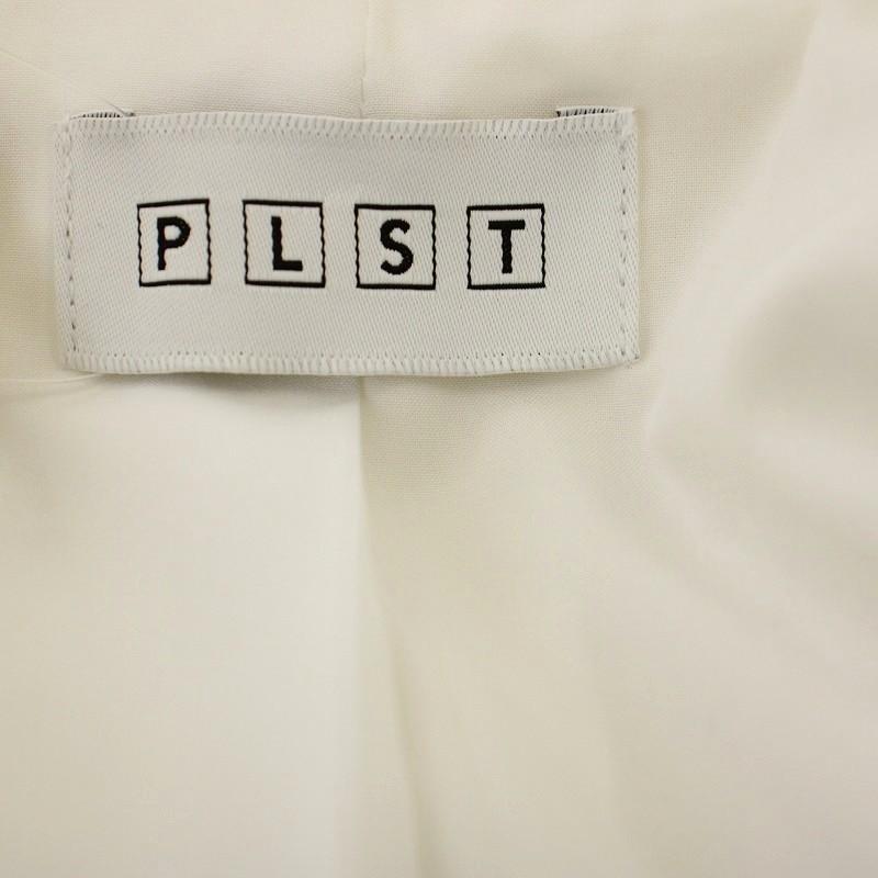 プラステ PLST 22AW ウォームリザーブカラーレスジャケット ノーカラージャケット XS 白 ホワイト 12-2404009 ...