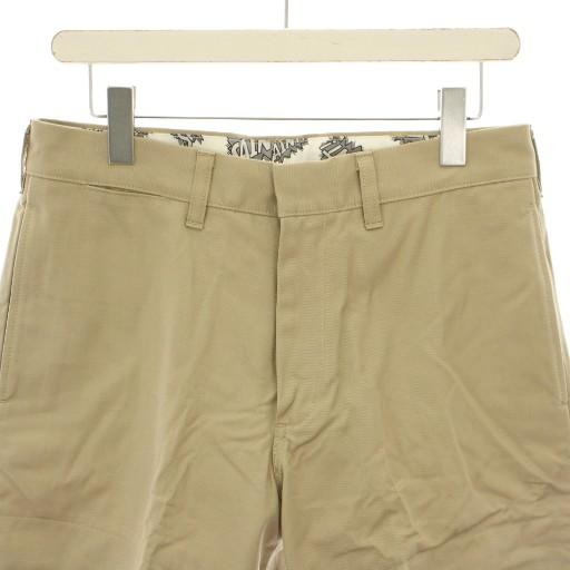 【中古】セントマイケル ワイドパンツ チノ ベージュ チノパン ジップフライ M ベージュ SM-YS8-0000-049 メンズ セントマイケル SAINTMICHAEL ワイドパンツ チノ ベージュ チノパン