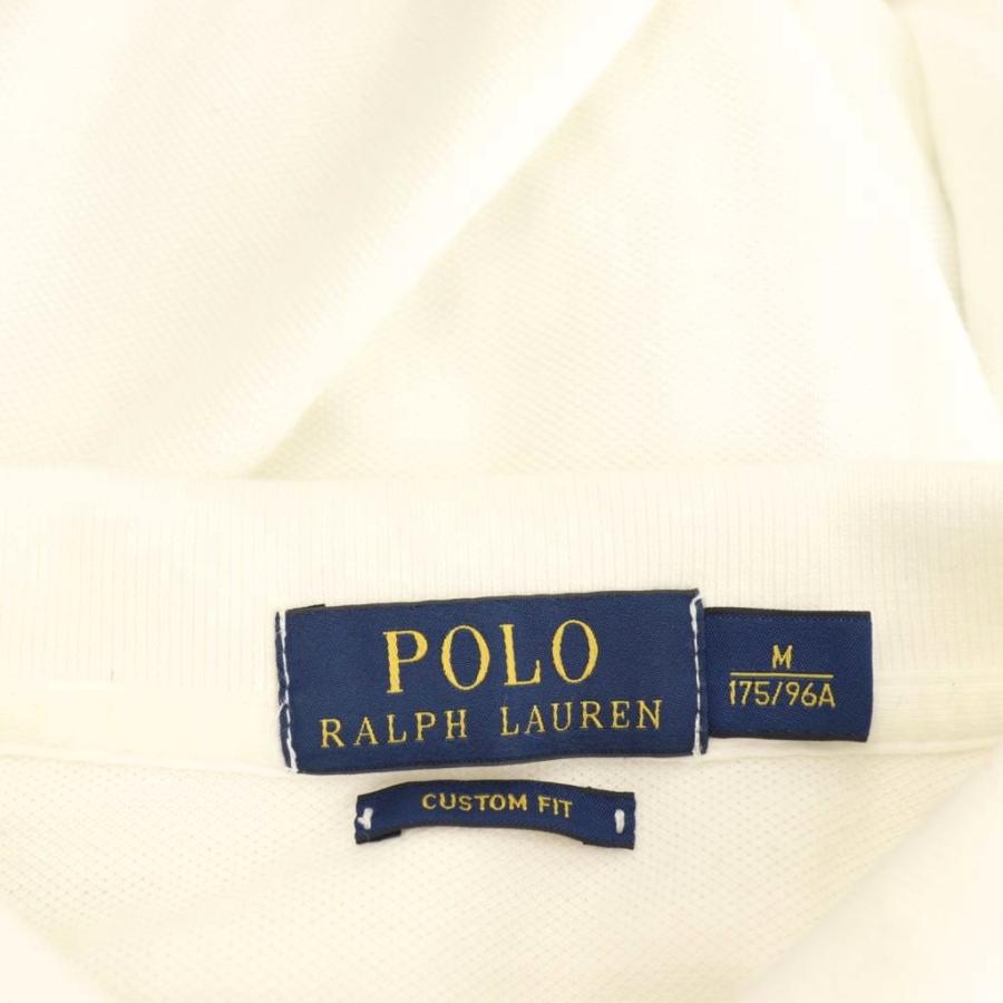 ポロ ラルフローレン POLO RALPH LAUREN ポロシャツ 半袖 M ホワイト /HK メンズ : ブランド古着販売のベクトル ...