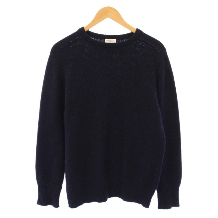 SAINT LAURENT PARIS サンローランパリ ニット・セーター メンズ 【古着】【中古】 サンローラン パリ SAINT LAURENT PARIS ニット セーター 長袖 クルー