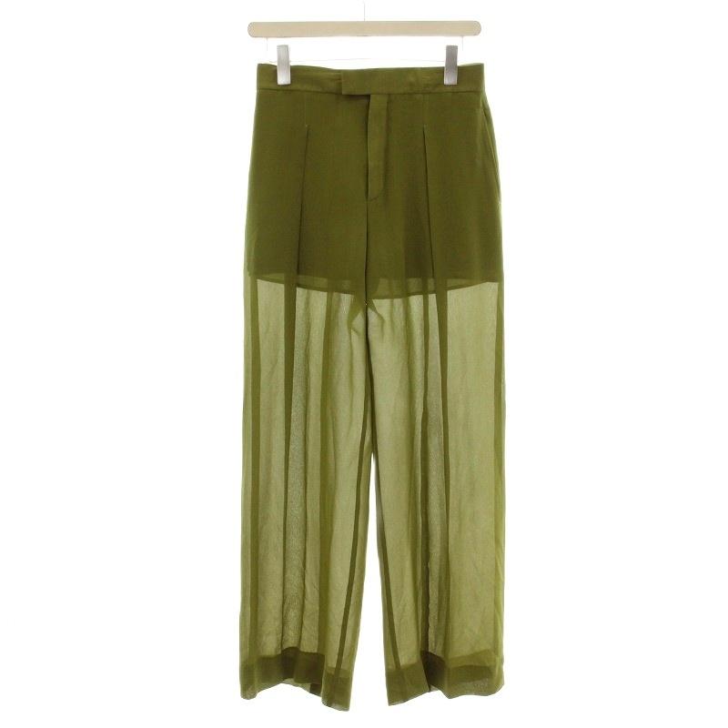 Chloe（クロエ） シルク シアーパンツ スラックス 34 カーキ 6800236Q34 /☆G レディース : ブランド古着販売のベクトル ...