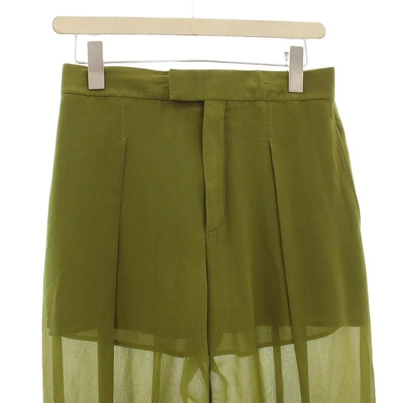 Chloe（クロエ） シルク シアーパンツ スラックス 34 カーキ 6800236Q34 /☆G レディース : ブランド古着販売のベクトル ...