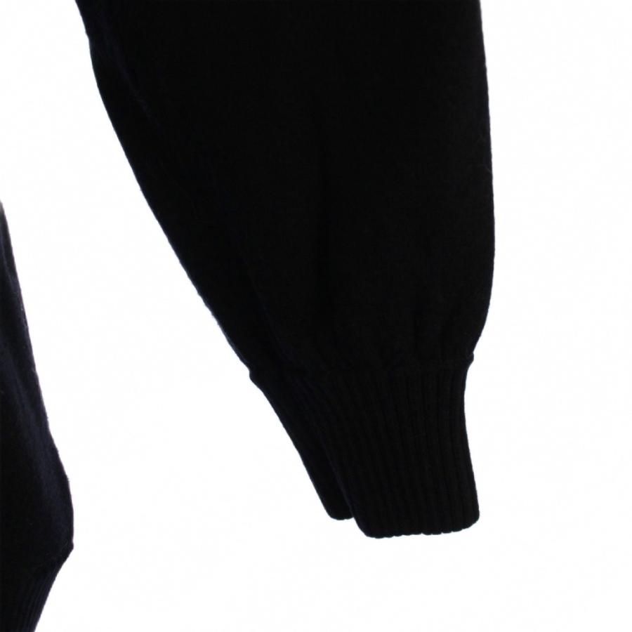 ダブルスタンダードクロージング ダブスタ DOUBLE STANDARD CLOTHING シャギーモール ベアニット セーター 長袖 F 黒 ...