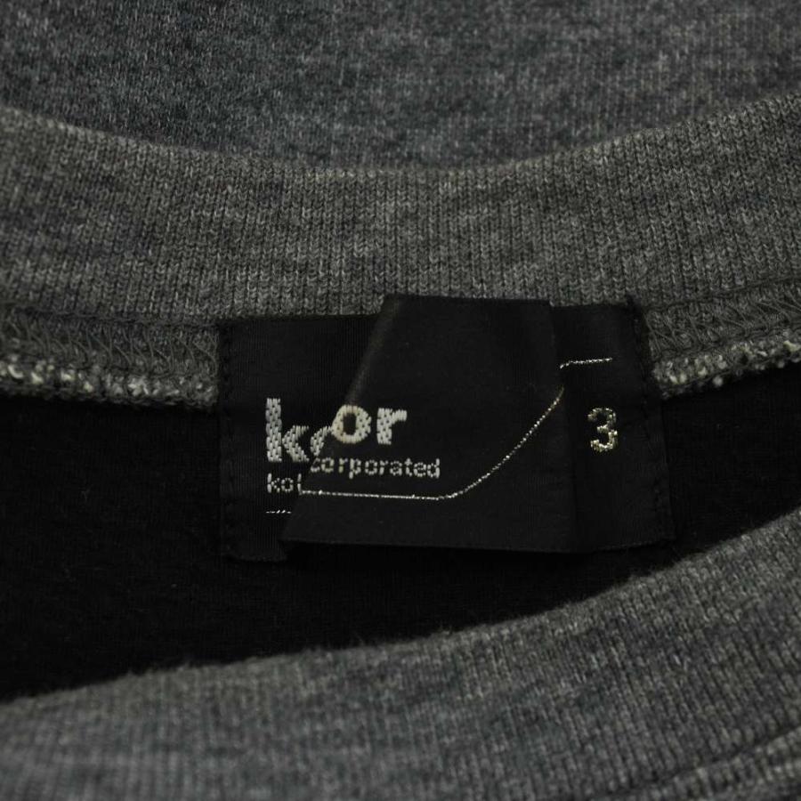 カラー kolor スウェット カットソー 半袖 切替 3 グレー カーキ 15SCM-T34210S /AN1 メンズ : ブランド古着販売 ...