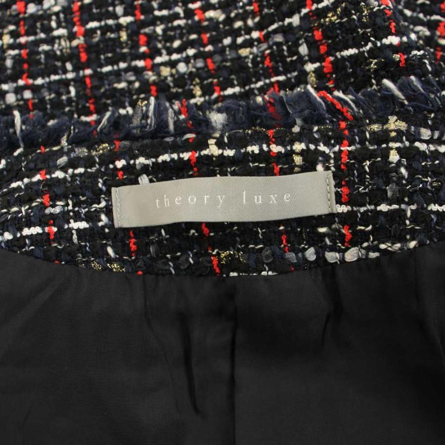 theory luxe（セオリーリュクス） theory luxe 22AW フィッシャーヴァイディSTR ツイードジャケット ノーカラー ...