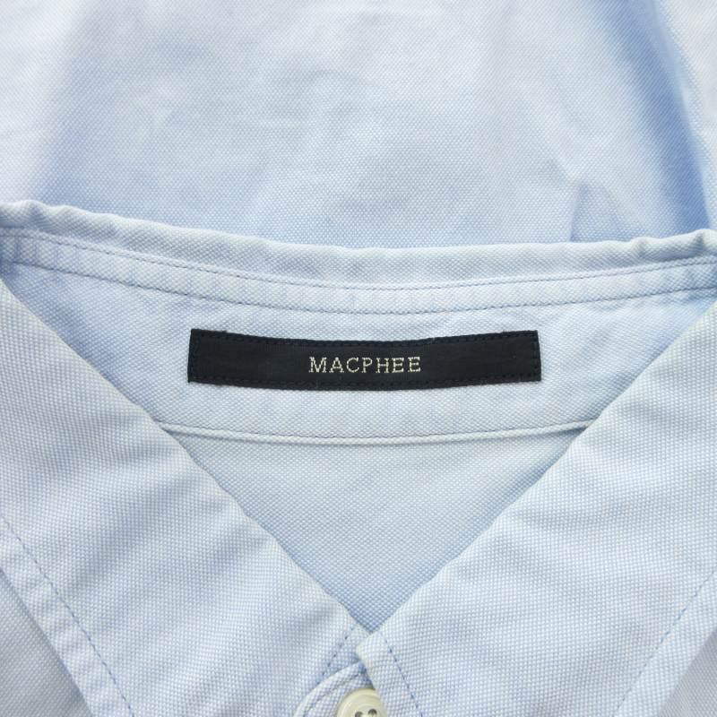 マカフィー MACPHEE トゥモローランド ボタンダウンシャツ 長袖 38 M 水色 ライトブルー GY31 /SS 0819 レディース : ブランド古着販売のベクトル - 通販 ...