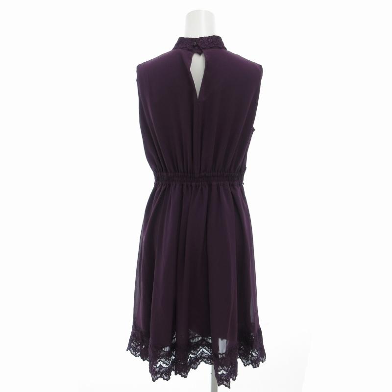 axes femme アクシーズファム ノースリーブワンピース ひざ丈 axes femme アクシーズファム ノースリーブワンピース ひざ丈