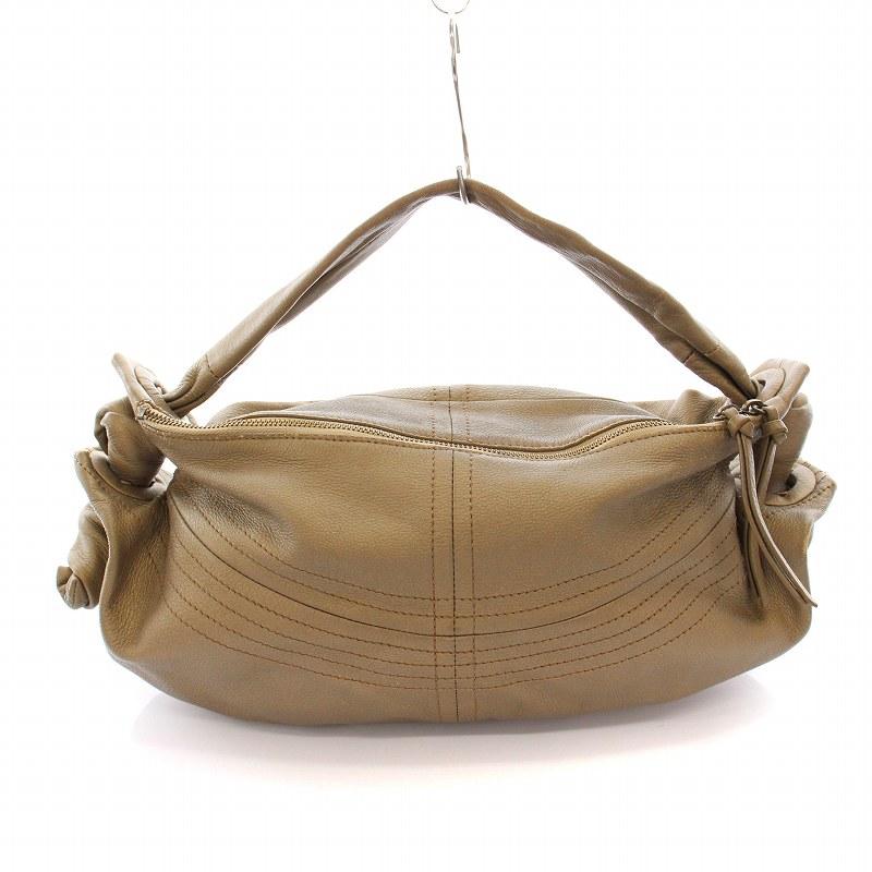 ミットミッテ mit mitte ハンドバッグ レザー 鞄 茶 ブラウン /DK MA レディース : ブランド古着販売のベクトル - 通販 ...