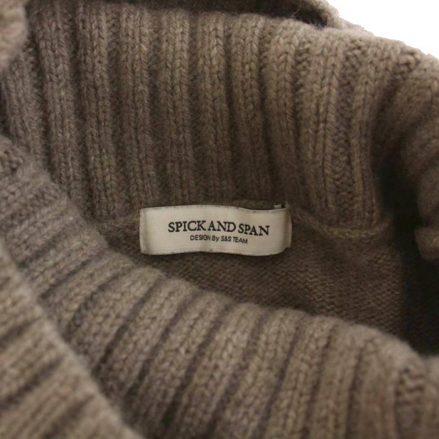 スピック&スパン Spick&Span セーター ニット タートルネック 長袖 ブラウン グレー 18-080-200-4082-3-0 /YM H レディース : ブランド古着販売のベクトル ...