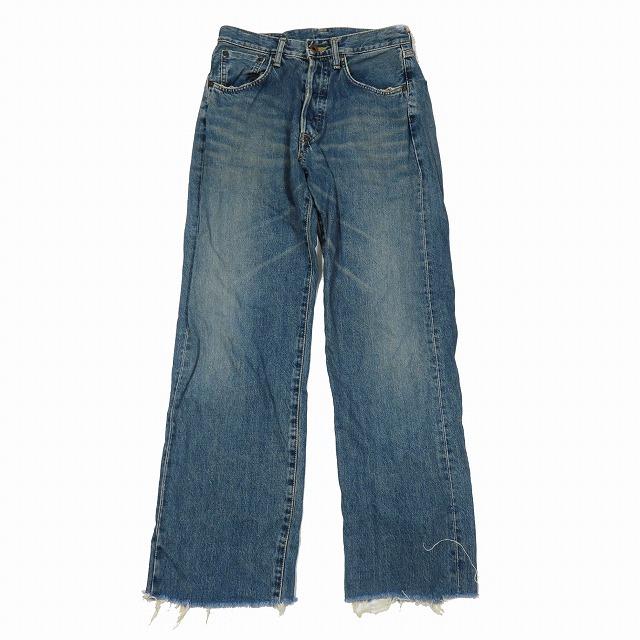 EDWIN エドウィン 505 デニム ジーンズパンツ ストレート ボタンフライ カットオフ W30 L34 ブルー/1YBA6 メンズ : ブランド古着販売のベクトル - 通販 ...