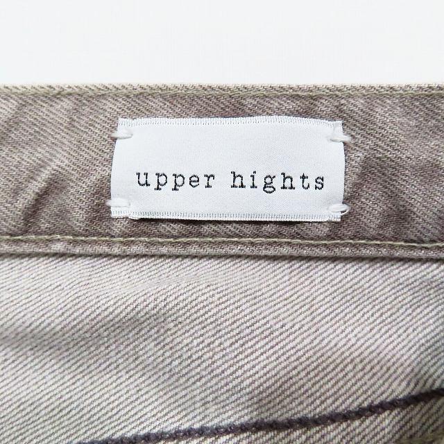 アッパーハイツ upper hights THE LADY ミッドライズテーパードデニム パンツ ジーンズ ボトムス ETAIN 13M279 レディース サイズ23 : 095 ...