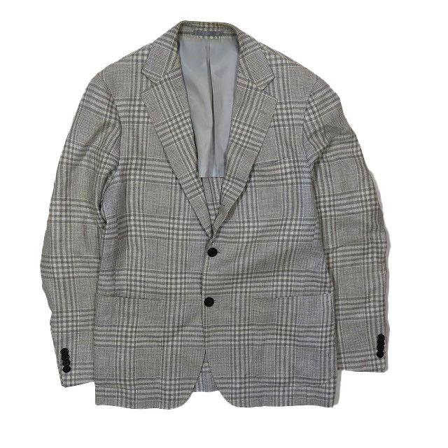オンリー プレミオ ONLY PREMIO テーラードジャケット スーツ チェック柄 シングル 2B 長袖 アウター グレー 50 メンズ : ブランド古着販売のベクトル - 通販 ...
