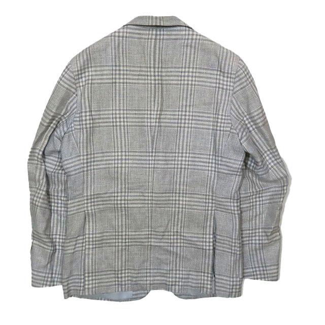 オンリー プレミオ ONLY PREMIO テーラードジャケット スーツ チェック柄 シングル 2B 長袖 アウター グレー 50 メンズ : ブランド古着販売のベクトル - 通販 ...
