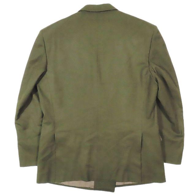【中古】ヴィンテージ クリスチャンディオールムッシュ Vintage Christian Dior MONSIEUR ダブル ジャケット ブレザー AB6 モスグリーン Christian Dior（クリスチャン・ディオール） ヴィンテージ
