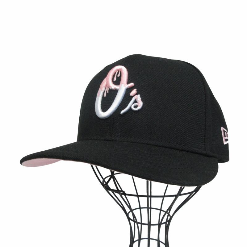 ニューエラ NEW ERA 美品 THE CAP Q3 QT 9FIFTY 9522 BALORI BLK ボルチモアオリオールズ キャップ ...
