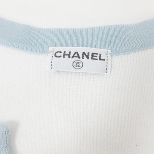 CHANEL（シャネル） 美品 02S ココマーク アップリケ サマーニット