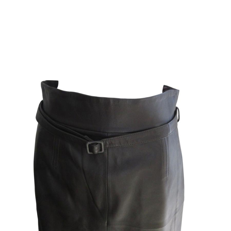 マルニ MARNI GOMAW43JQ0 バイカラーギャザースカート リネン混 38