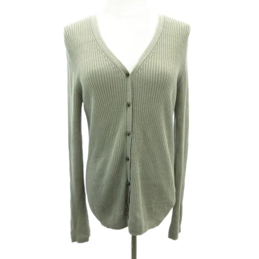 リゼッタ Lisette リネン カーディガン ニット グレー 38 約M レディース : ブランド古着販売のベクトル - 通販 - Yahoo!ショッピング