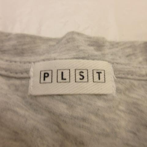 プラステ PLST カットソー Tシャツ 半袖 グレー 2 *T24 レディース : ブランド古着販売のベクトル - 通販 - Yahoo!ショッピング
