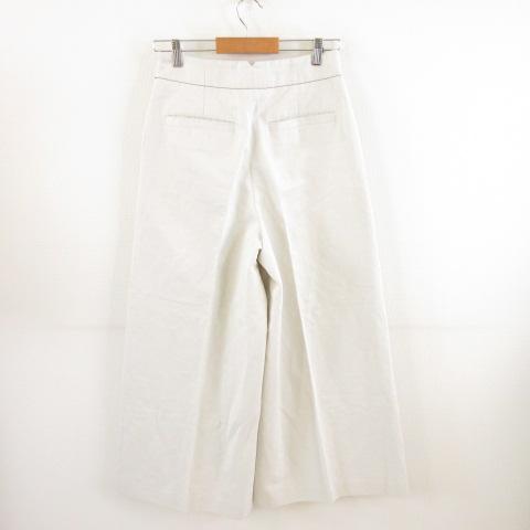 エブール ebure Indicum ワイドパンツ ロング リネン混 エブール ebure Indicum ワイドパンツ ロング リネン混
