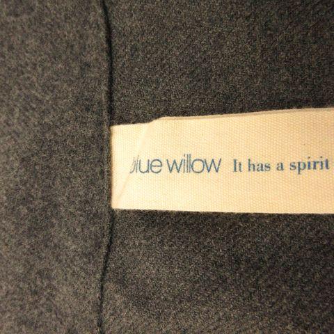 ブルーウィロウ blue willow ひざ丈シャツワンピース 長袖 グレー *A374 レディース : ブランド古着販売のベクトル - 通販 - Yahoo!ショッピング