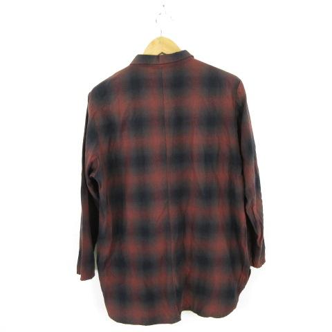 ヴォー VOO Surprise Relax Balance カットソー チャイナシャツ チェック 長袖 赤 黒 01 *A884 メンズ : ブランド古着販売のベクトル - 通販 ...