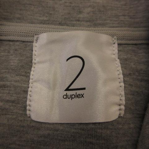 duplex ジャケット 長袖 ジップアップ グレー M *T593 メンズ : ブランド古着販売のベクトル - 通販 - Yahoo!ショッピング