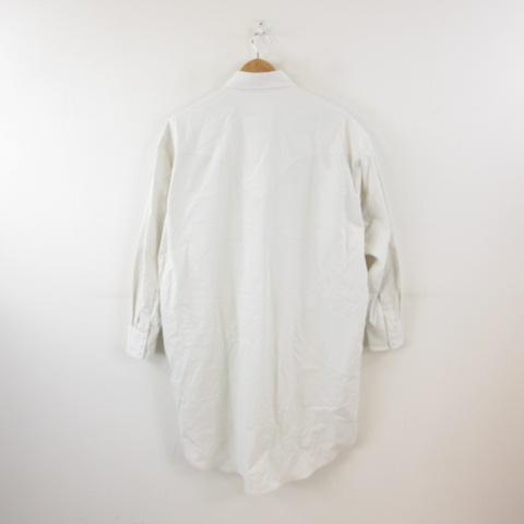 エルカルテット LQUARTET ロングシャツ 長袖 オフホワイト 白 *T807