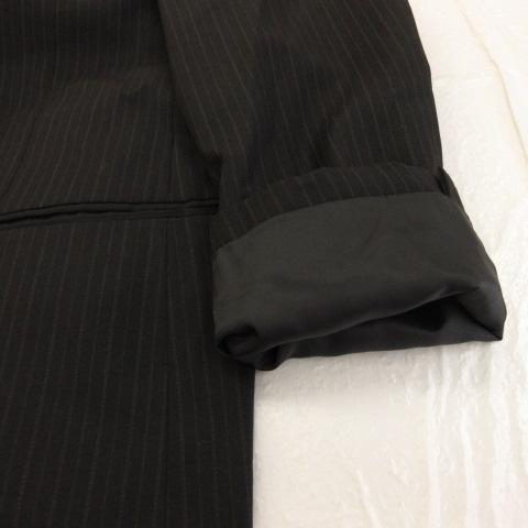 ダーバン DURBAN basic gear スーツ セットアップ テーラードジャケット ストライプ 黒 98AB6 *A220 メンズ : ブランド古着販売のベクトル - 通販 ...