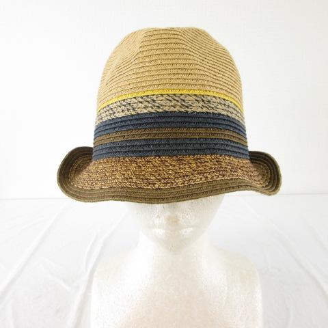 ビームスハート BEAMS HEART フェドーラハット 帽子 ベージュ 59 *T524 レディース : ブランド古着販売のベクトル - 通販 - Yahoo!ショッピング