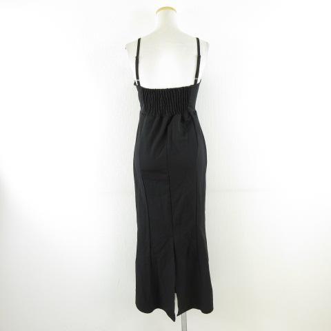 グレイル GRL マーメイドキャミワンピース ロング ストレッチ 黒 M *A492 レディース : ブランド古着販売のベクトル - 通販 - Yahoo!ショッピング