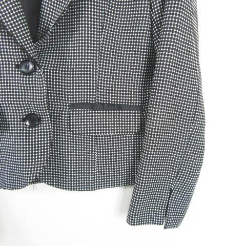 ラバノア Lavannor テーラード ジャケット 13AR ブラック 総柄 レース リボン kz8013 レディース : ブランド古着販売のベクトル - 通販 - Yahoo!ショッピング