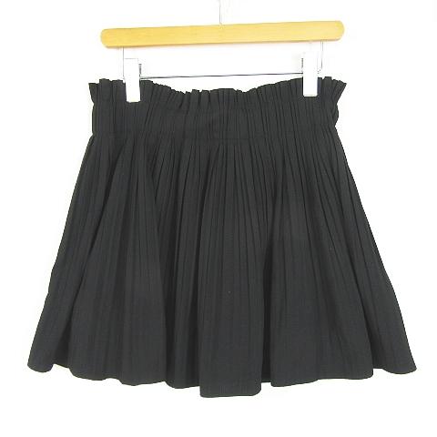 ザラウーマン ZARA WOMAN ギャザー ミニ スカート キュロット ストレッチ レーヨン M ブラック 4886/260 kz10087 レディース : ブランド古着販売のベクトル ...