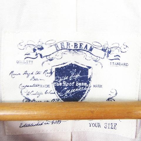 RHRB the roof beam carpenters ステンカラー コート ミディアム丈 毛 綿 0 レッド 小さいサイズ ...