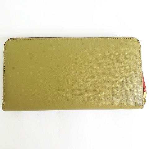 MARNI マルニ サフィアーノレザー ジップアラウンド ウォレット MARNI マルニ サフィアーノレザー ジップアラウンド ウォレット