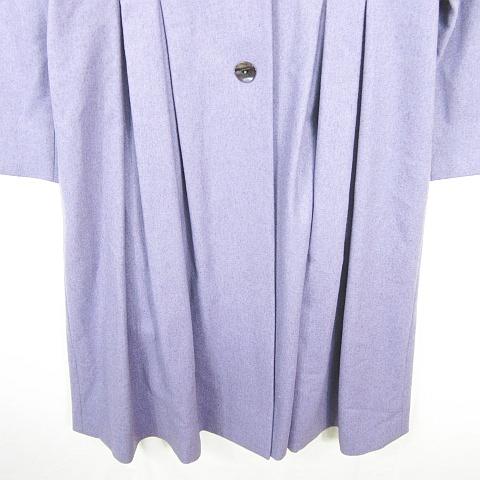 Creation de Makiko スプリングコート ロング丈 ウール ライトパープル kz15454 レディース : ブランド古着販売の ...