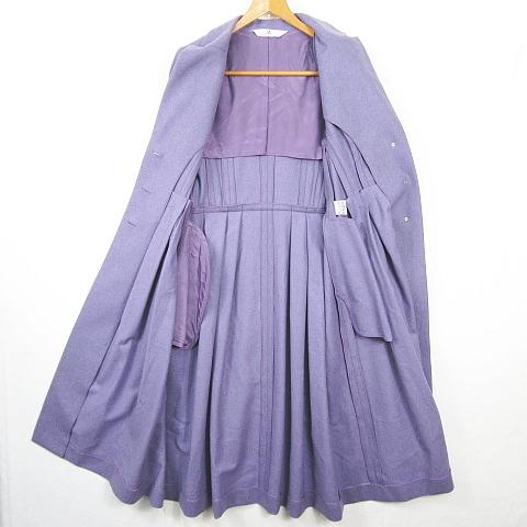 Creation de Makiko スプリングコート ロング丈 ウール ライトパープル kz15454 レディース : ブランド古着販売の ...